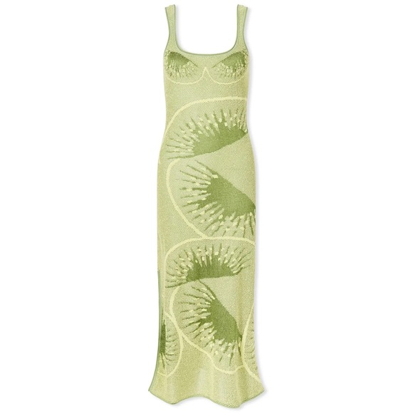 House of Sunny | Dresses | House Of Sunny Falling Kiwis Hockney Maxi ...